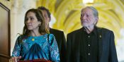 Who is Willie Nelson's much younger wife Annie D'Angelo?